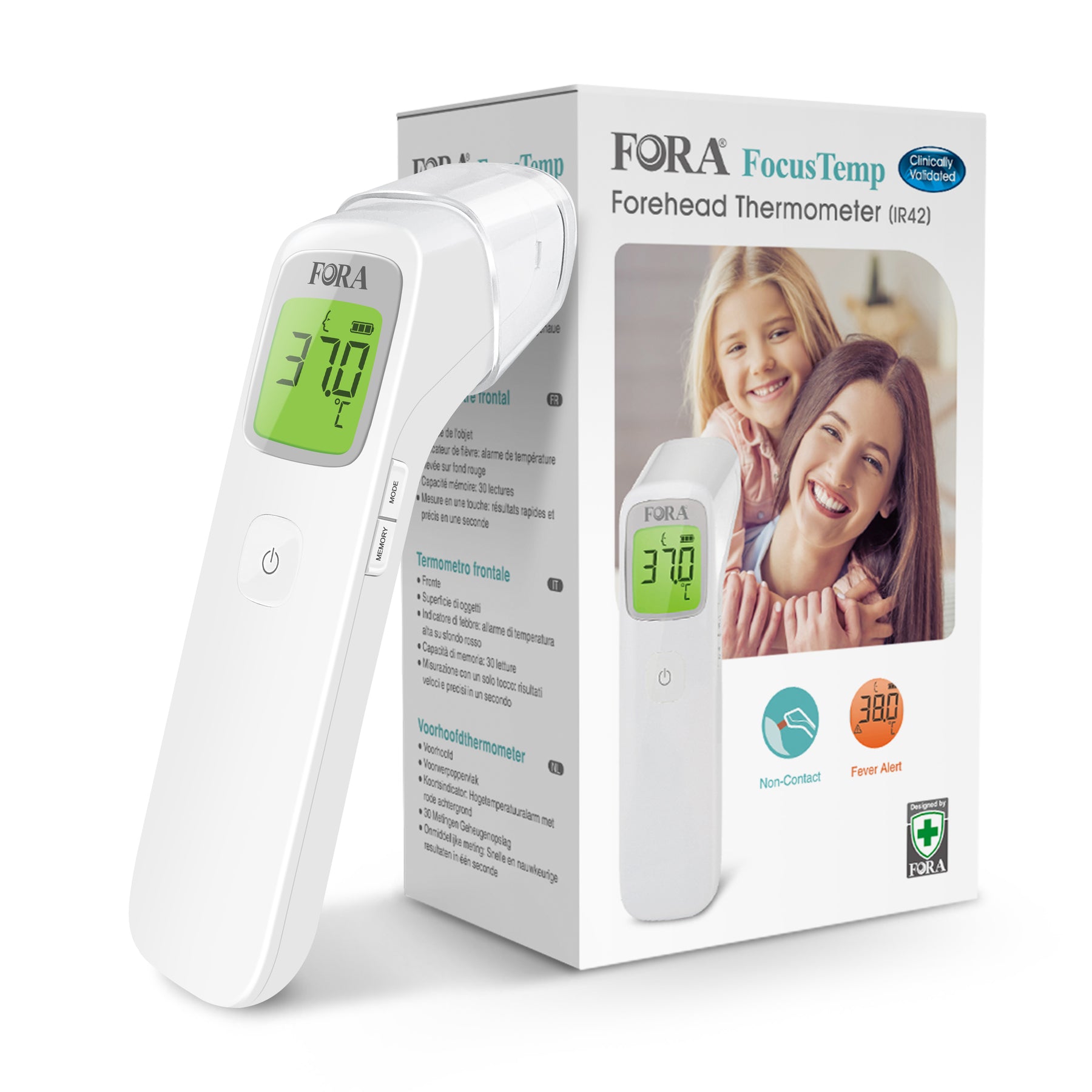 FORA IR42 Medical Forehead Thermometer – ForaCare Europe
