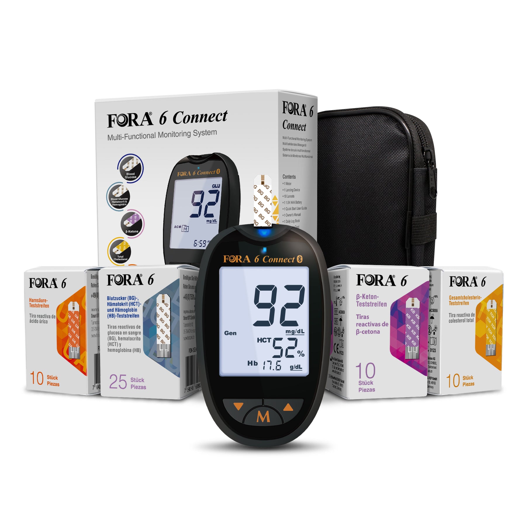 Products Deluxe bundle- FORA 6 Connect Multi-functional Monitoring Sys ...
